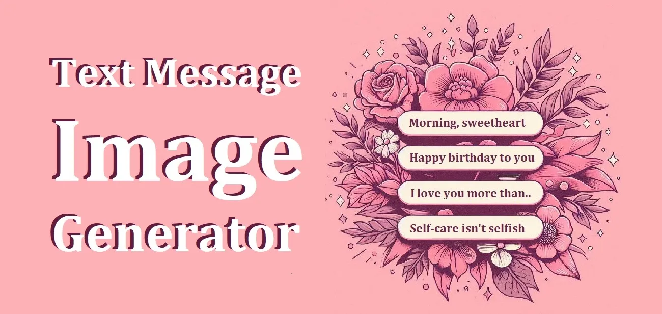 Text Message Image Generator - Women Freebies UK